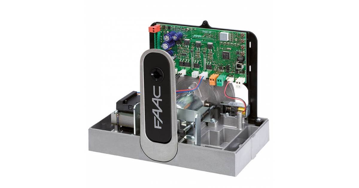 Motor FAAC C721 a 24V para puertas correderas de hasta 800 kg