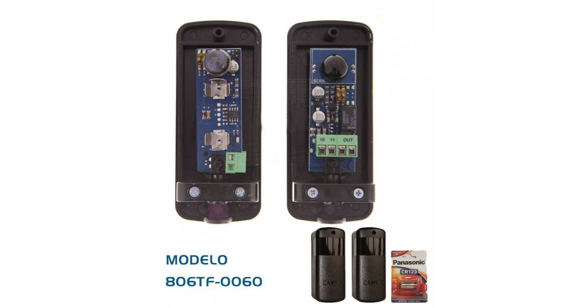Par de fotocélulas de seguridad CAME "DXR" orientables de rayos ...