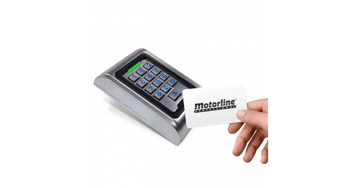 Wired stand-alone keyboard Motorline TEC100 with built-in RFID system