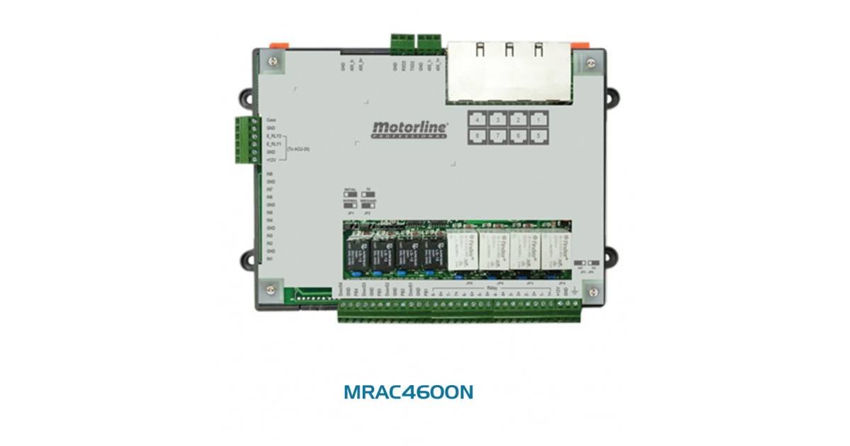 Placa controladora Motorline MRAC monitorear y controlar accesos
